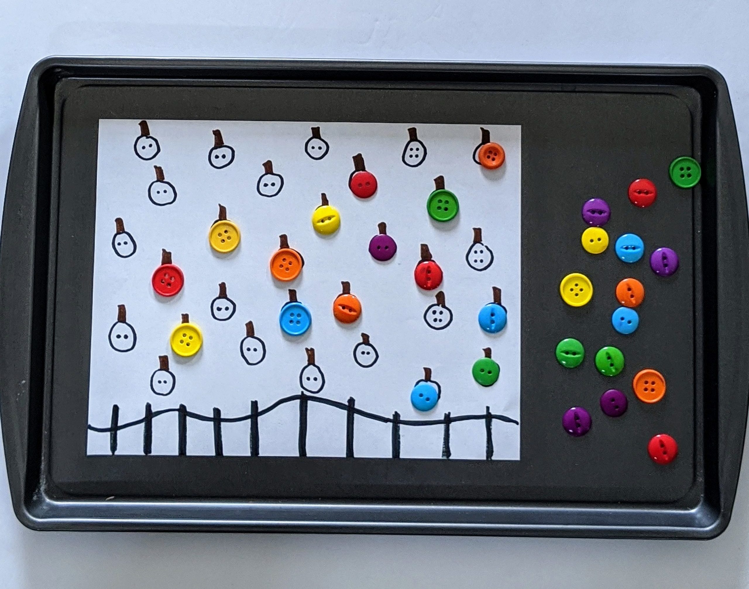 Rainbow Pumpkin Patch Match - Annie's Classroom