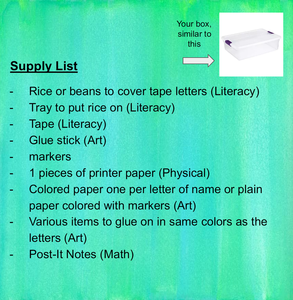 Week 23: Lots in a Box - Annie's Classroom