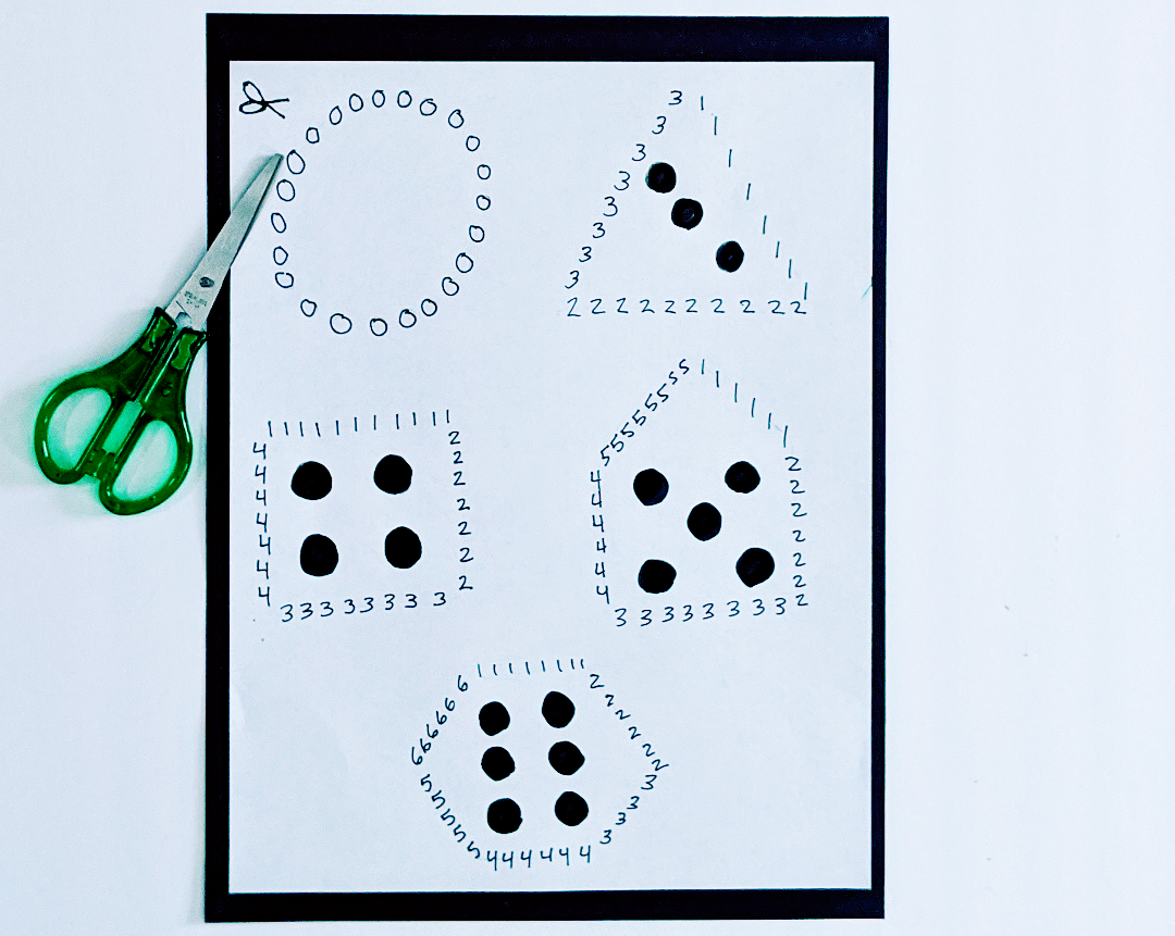 Cut The Number Sides - Annie's Classroom