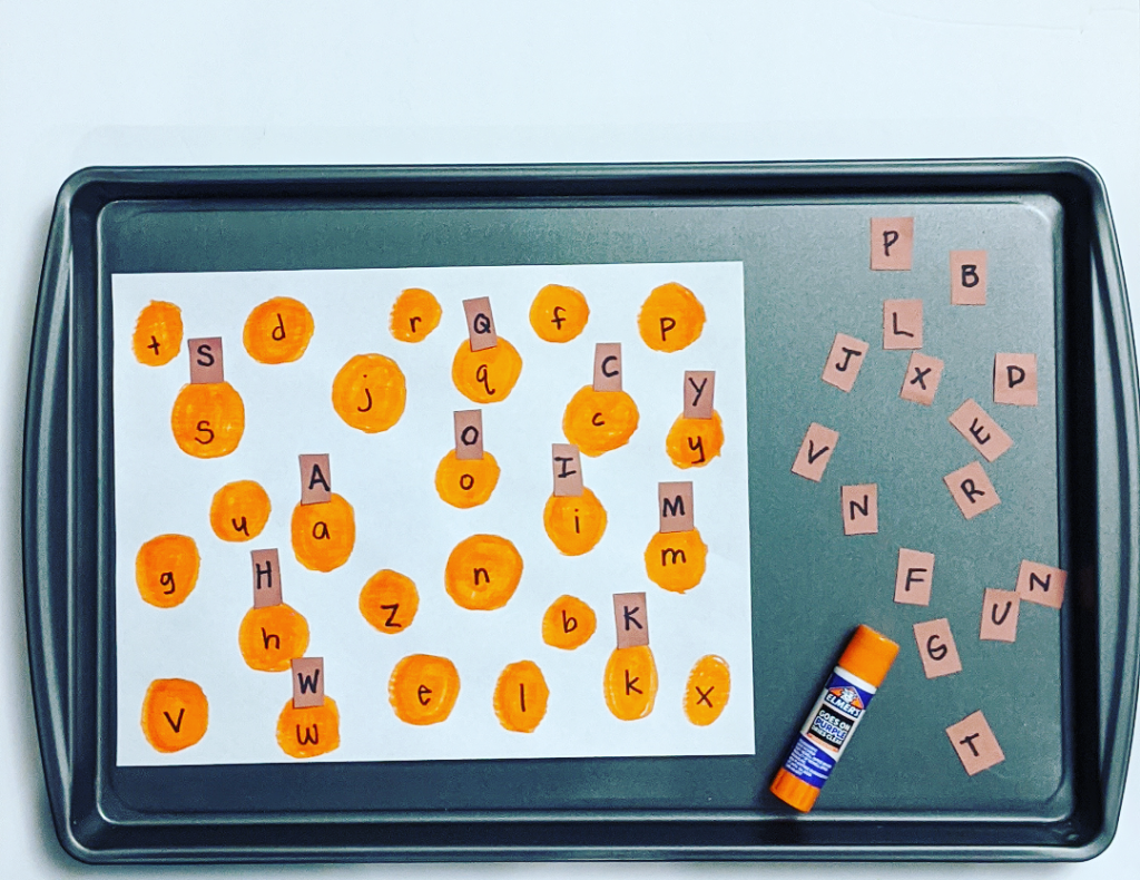 ABC Pumpkin Stem Match - Annie's Classroom