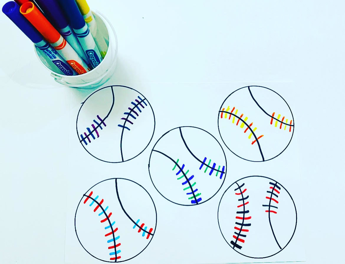 Baseball Pattern Stitch - Annie's Classroom