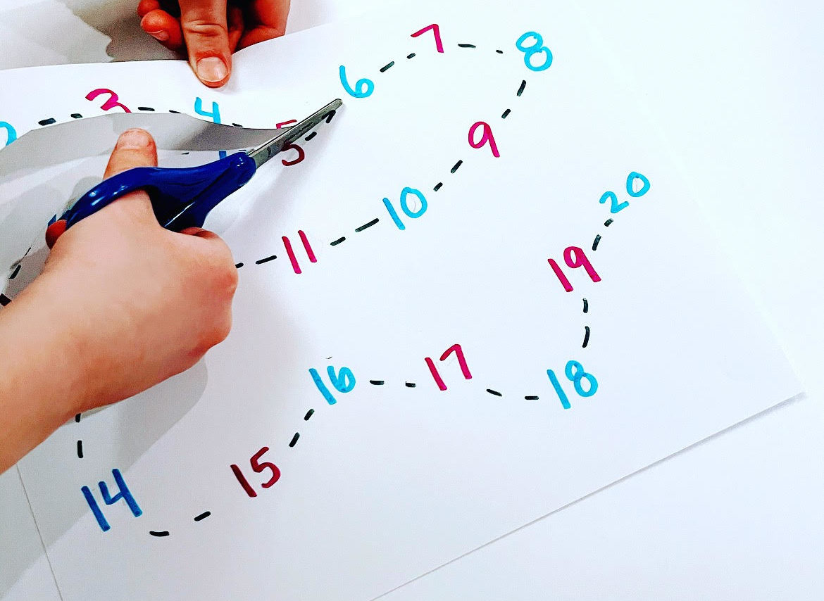 Cut the Number Line - Annie's Classroom