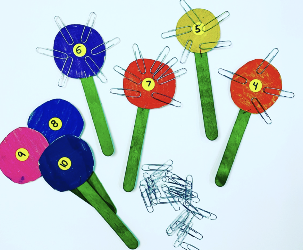 Paper Clip Flowers - Annie's Classroom