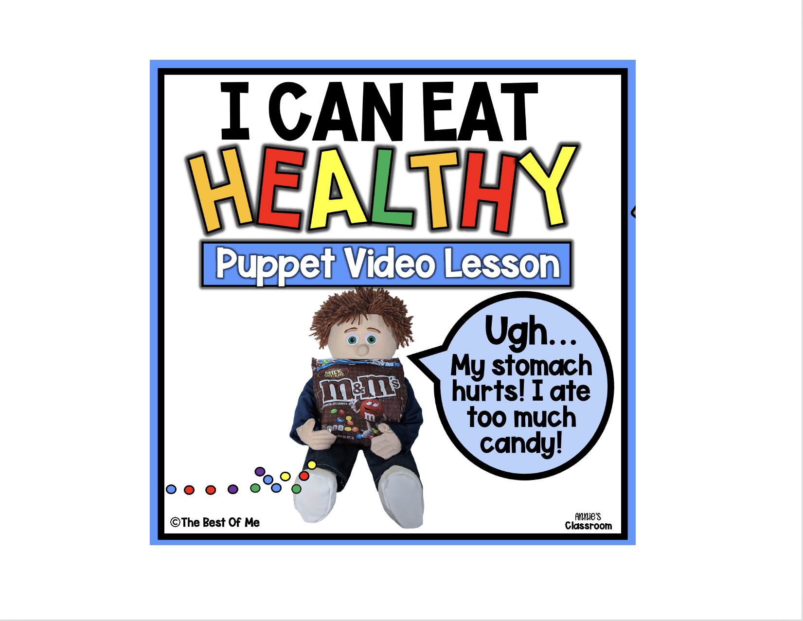 Healthy Eating- Social Emotional Learning Lesson With Puppet Show ...