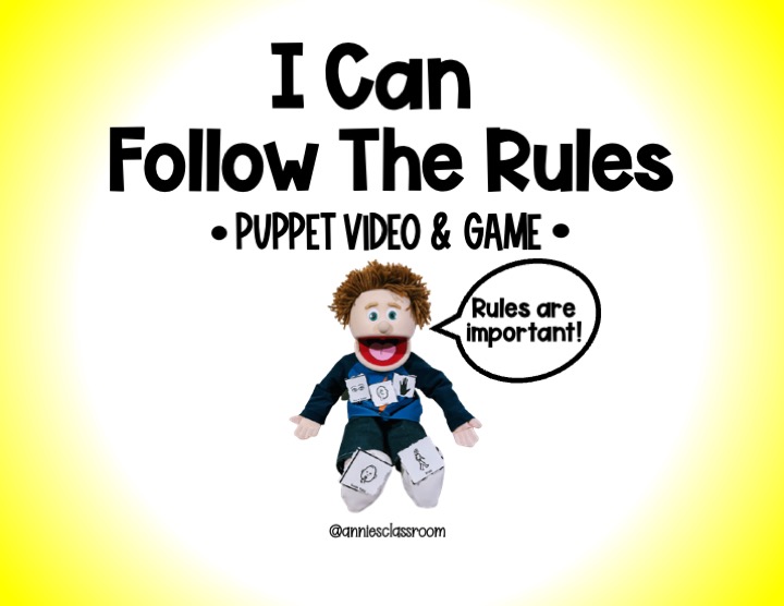 Following The Rules- Social Emotional Learning Game With Puppet Show ...
