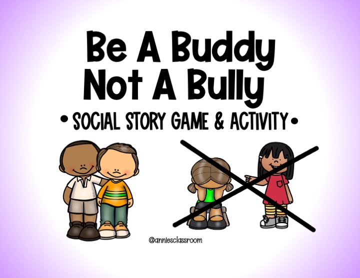 Be A Buddy Not A Bully- Social Emotional Learning Game – Relationship ...