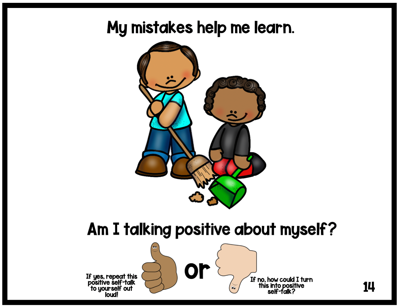 Self-Talk Social Emotional Lesson - Annie's Classroom