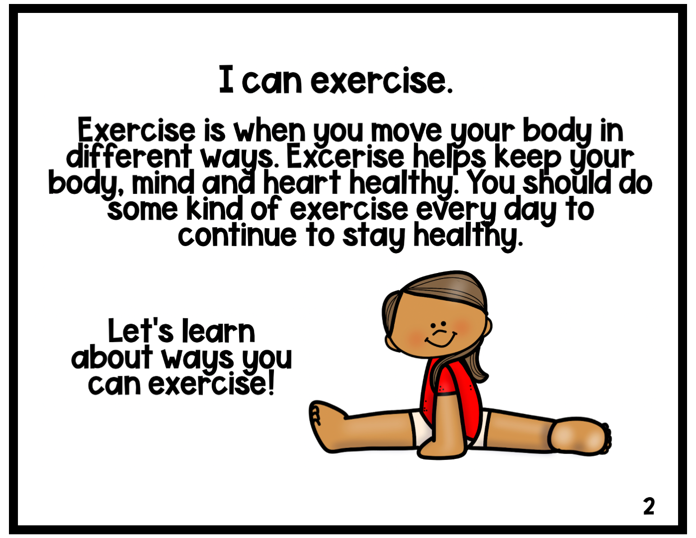 Social Emotional Learning Lesson On Exercise & Fitness - Annie's Classroom